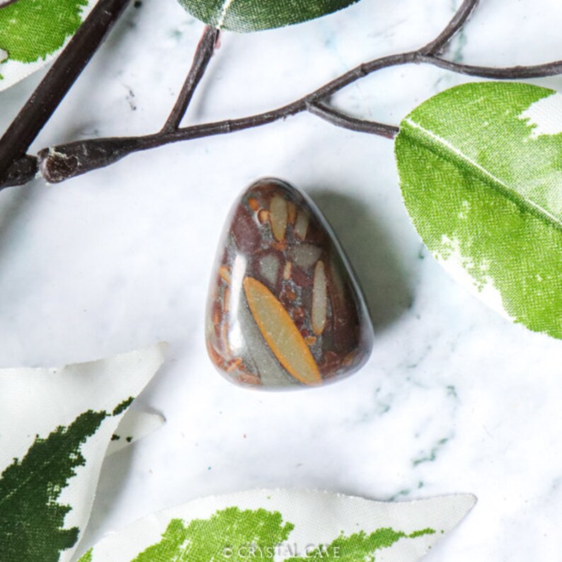 Bamboo Jasper Crystal Tumbled Stone Polished Gemstone / Meditation ...