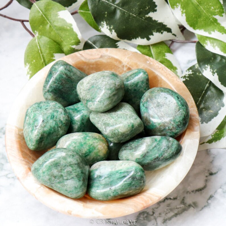 Fuchsite Crystal - Tumbled Stone - Polished Gemstone / Inner Child ...