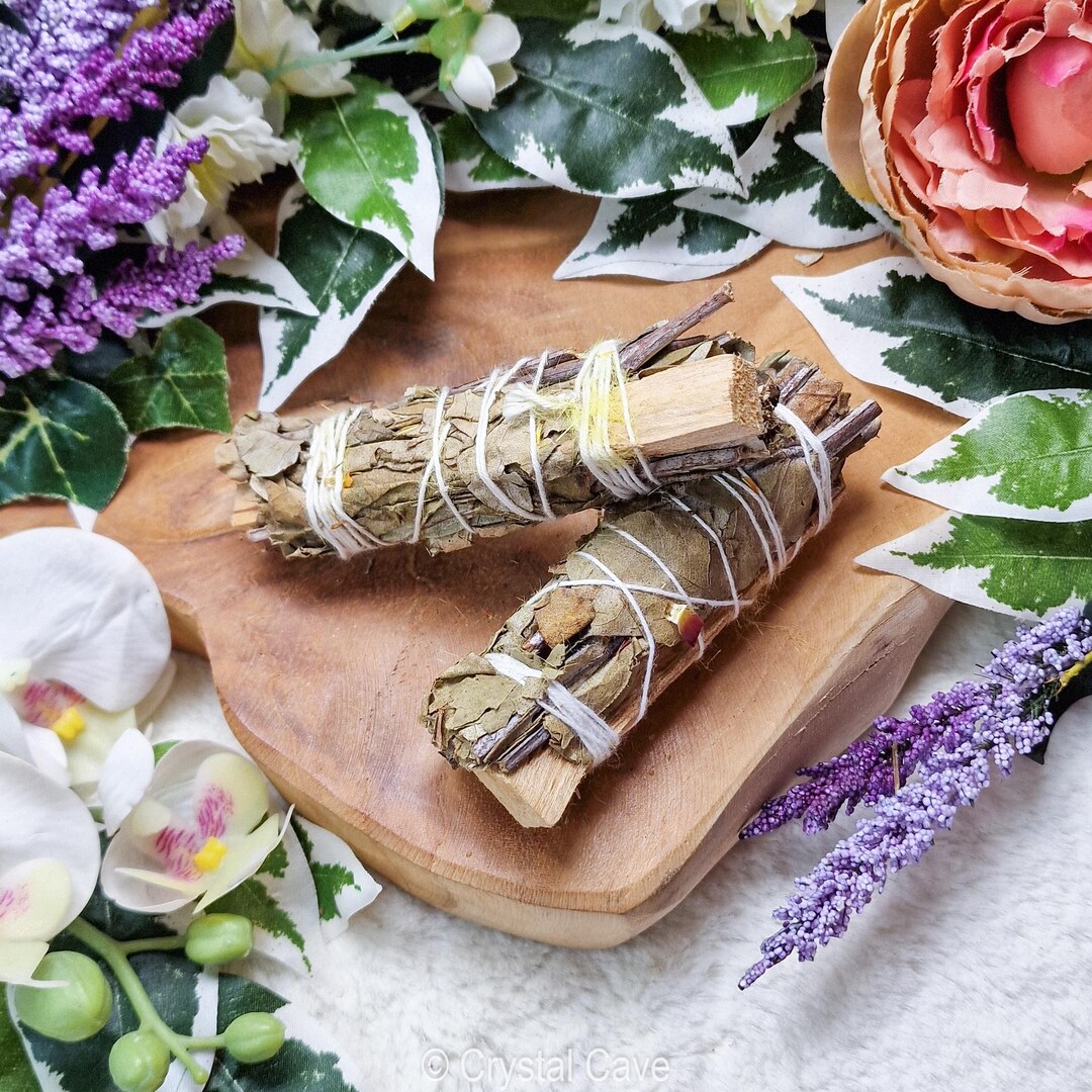 Palo Santo Eucalyptus Smudge Stick 10cm / Holy Wood Sacred Stick Ritual ...