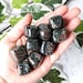Garnet in Biotite Crystal Tumbled Stone Polished Black - Etsy