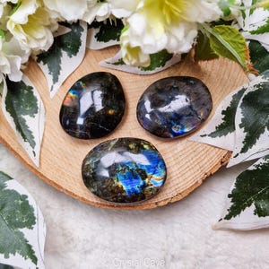 Spectolite Pocket Stone - Palm Stone Hand Stone Cabochon Natural ...