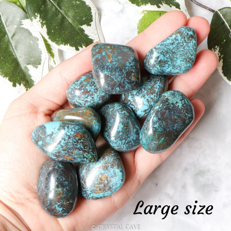 Shattuckite Crystal Tumbled Stone Polished Stone | Etsy