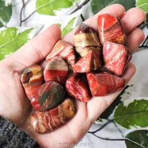 Rainbow Jasper Crystal - Tumbled Stone - Polished Stone - Gemstone ...