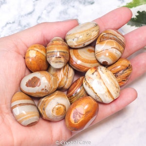 Banded Rhyolite Crystal Tumbled Stone Polished Gemstone / Earth Nature ...