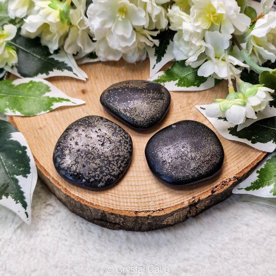 Apache Gold Pocket Stone - Palm Stone Hand Cabochon Natural Polished ...