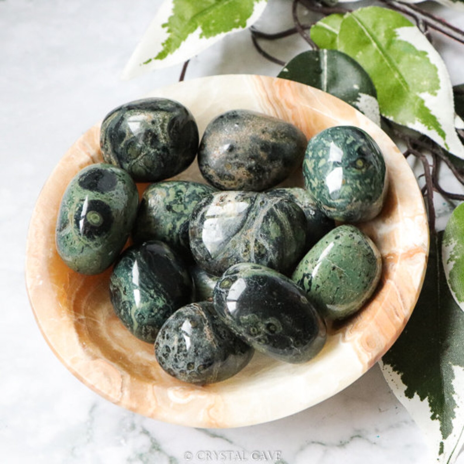 Kambaba Jasper Crystal - Tumbled Stone Polished Gemstone / Grounding ...