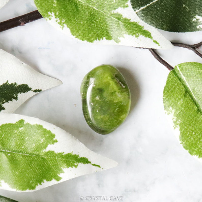 Vesuvianite Idocrase Crystal Tumbled Stone Polished Stone | Etsy