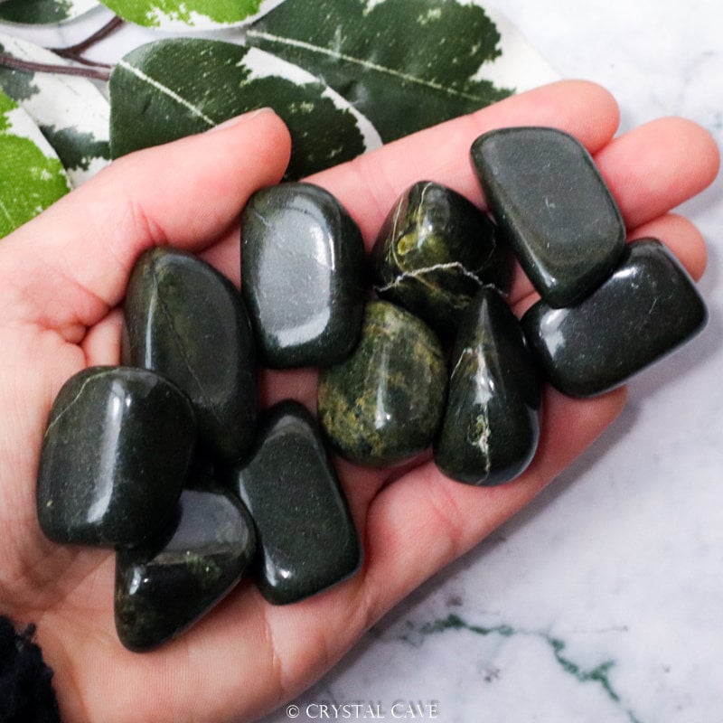 Verdite Crystal Tumbled Stone Polished Gemstone / Past Lives Balance ...