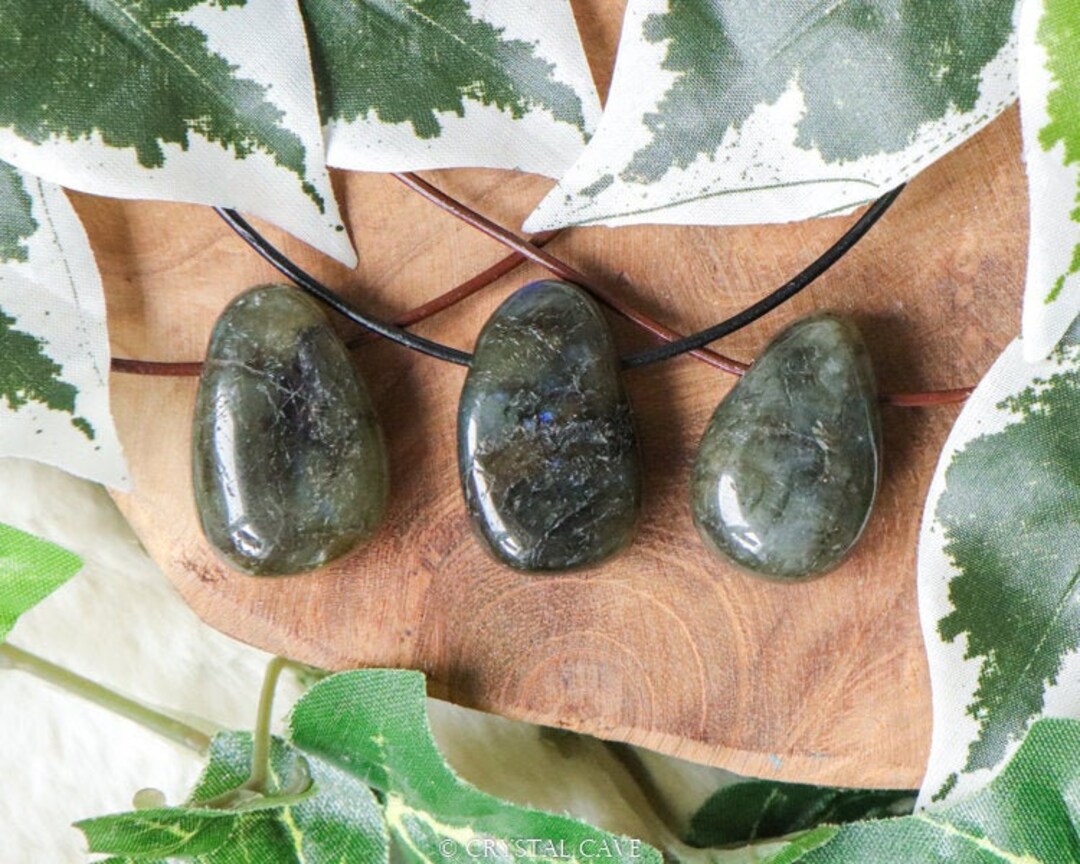 Galaxyite Polished Necklace Pendant - Drilled Stone Jewelery - Oval ...