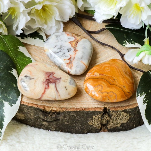 Crazy Lace Agate Pocket Stone Palm Stone Hand Stone - Etsy