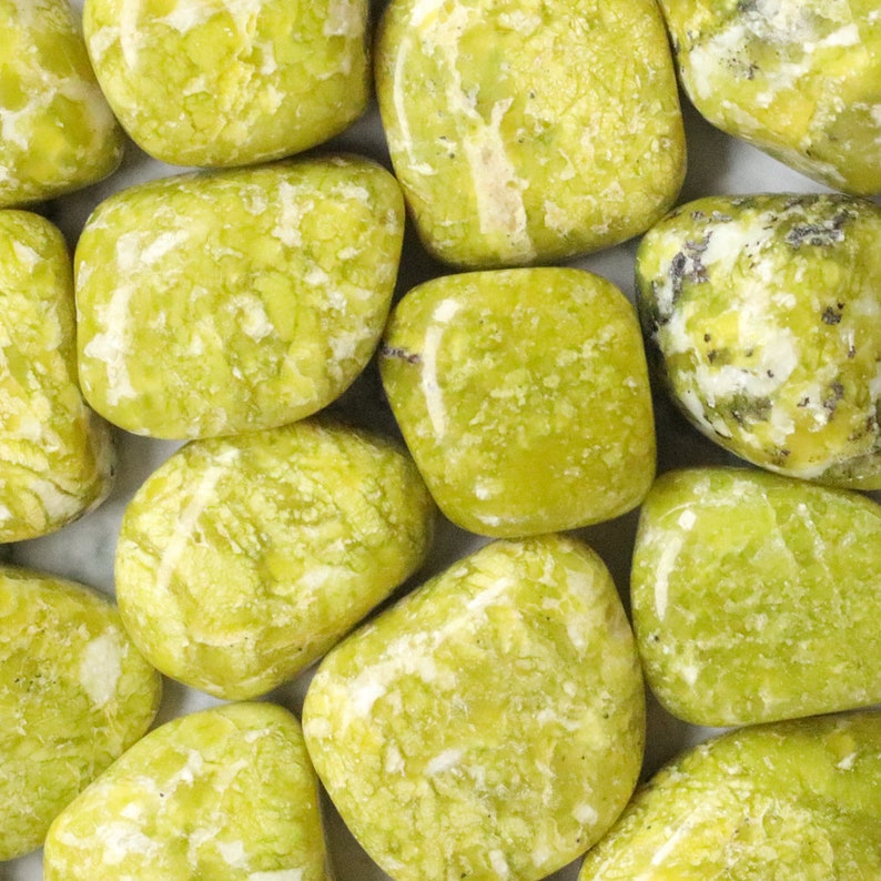 Lizardite Crystal Tumbled Stone Polished Gemstone / Manifestation ...