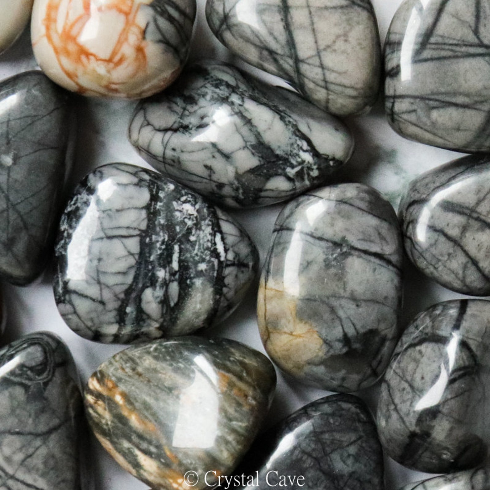 Picasso Jasper Crystal Tumbled Stone Polished Stone | Etsy