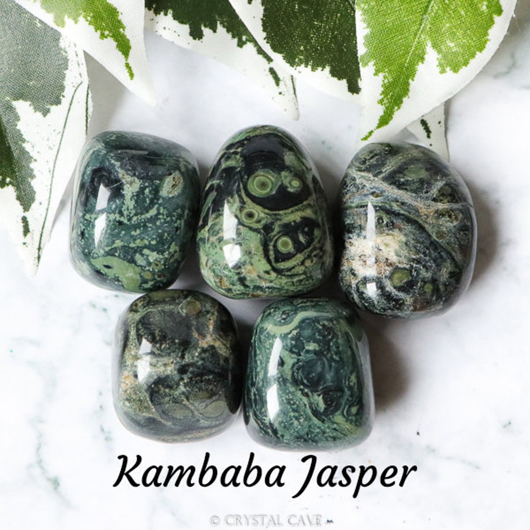 Kambaba Jasper Crystal - Tumbled Stone Polished Gemstone / Grounding ...