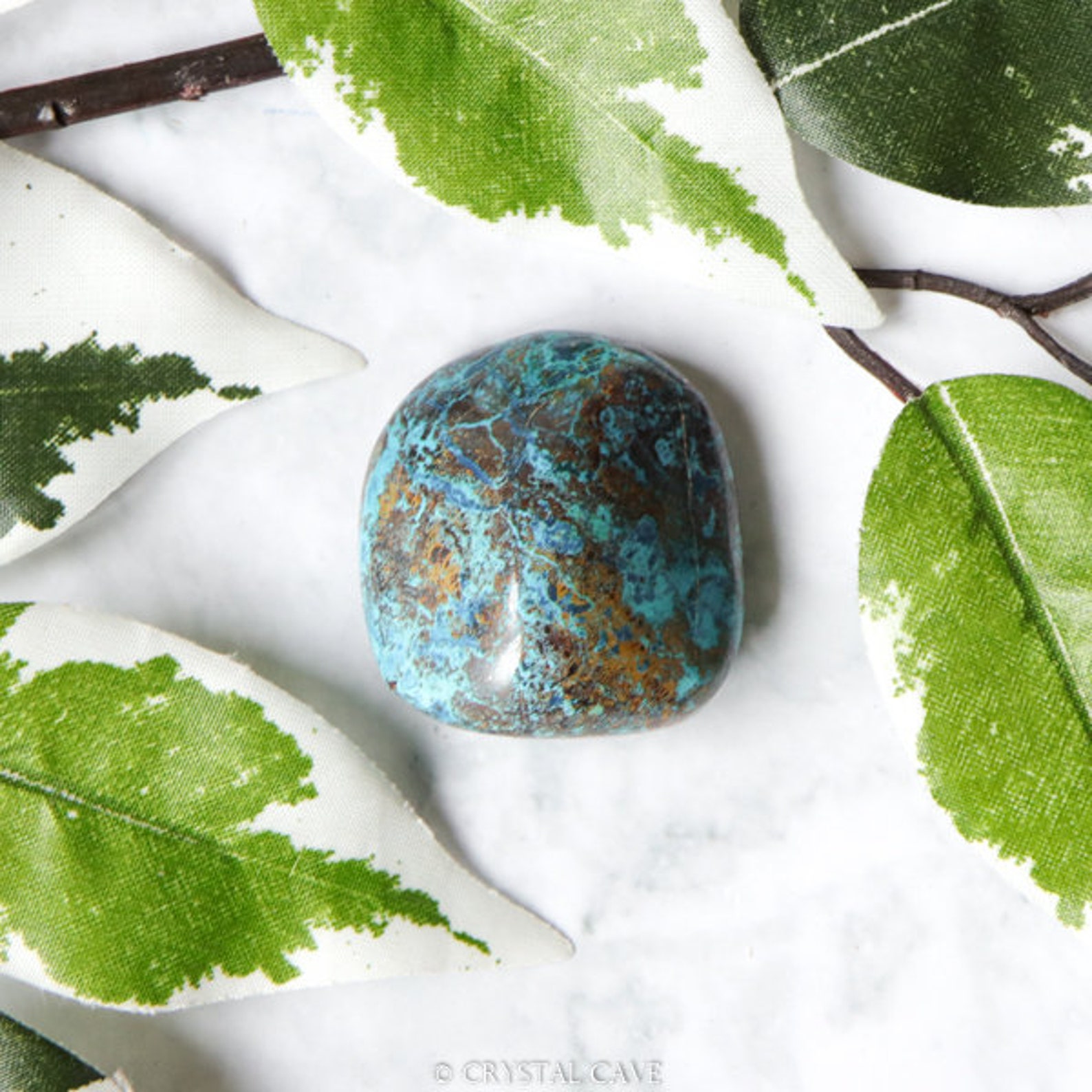 Shattuckite Crystal - Tumbled Stone Polished Gemstone / Intention Truth ...