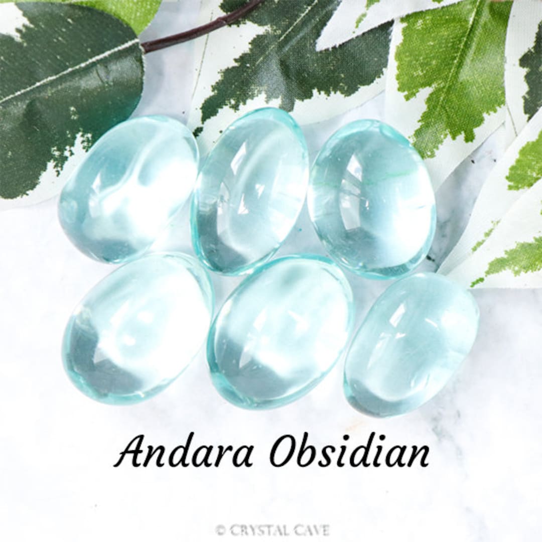Andara Obsidian Crystal Tumbled Stone Polished Gemstone / Healing ...