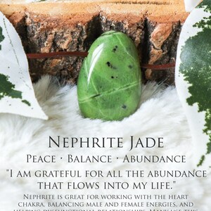 Nephrite Jade Polished Necklace Pendant - Pierced Drilled Stone Jewelry ...