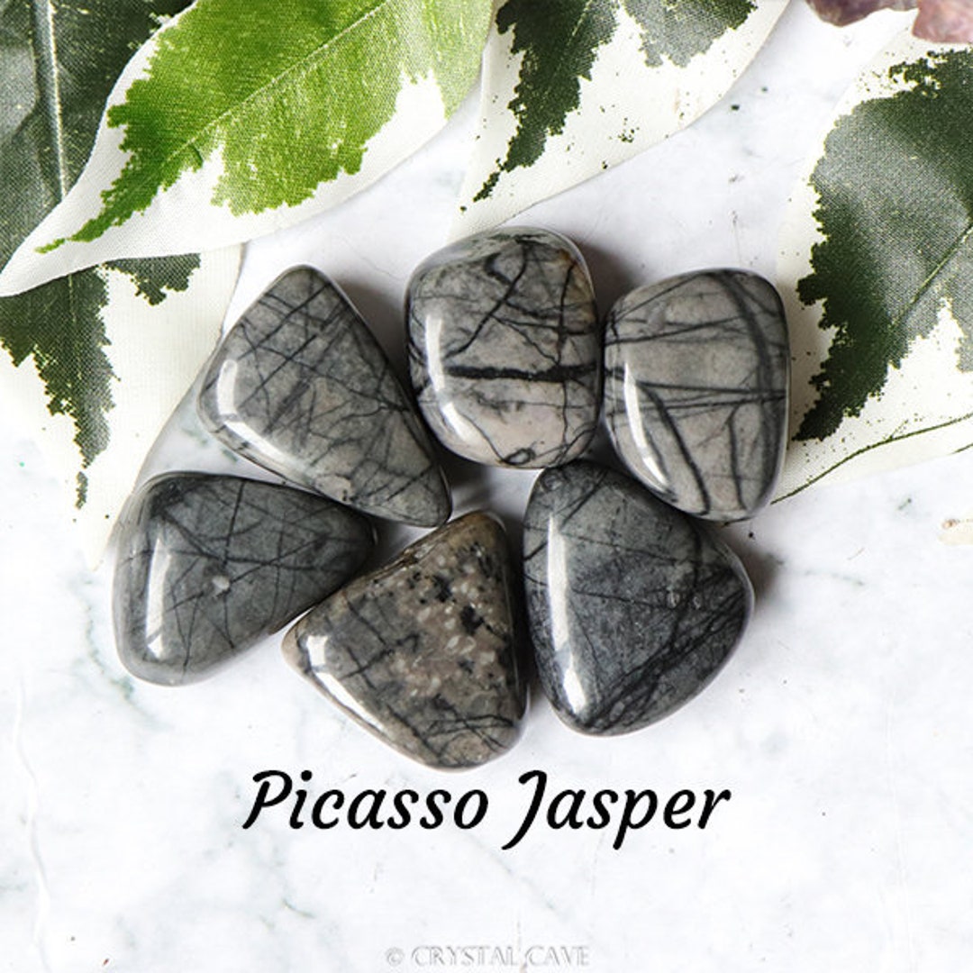 Picasso Jasper Crystal - Tumbled Stone Polished Gemstone / Stability ...