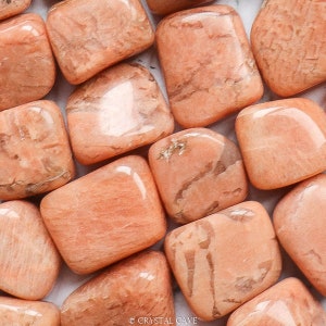 Pink Moonstone Crystal - Tumbled Stone - Polished Stone - Gemstone ...