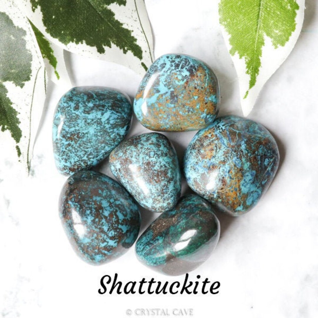 Shattuckite Crystal - Tumbled Stone Polished Gemstone / Intention Truth ...