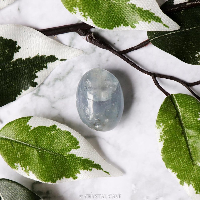 Celestite Crystal - Tumbled Stone - Polished Stone - Gemstone / for ...