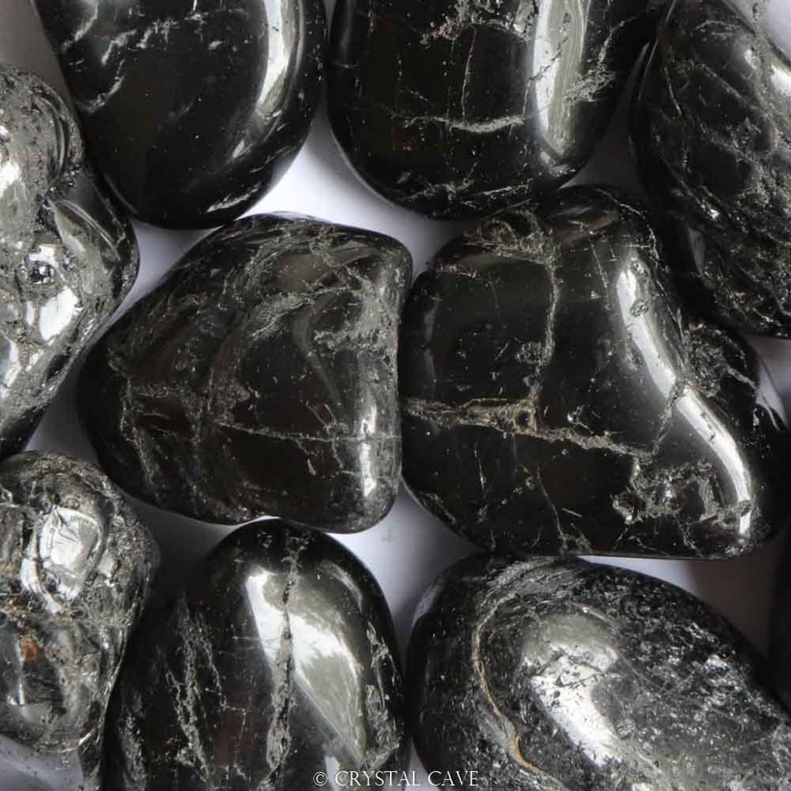 Black Tourmaline Crystal - Tumbled Stone Polished Gemstone / Protection ...