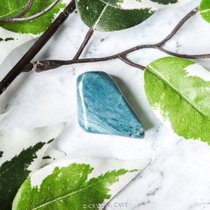 Blue Jade Crystal - Tumbled Stone Polished Gemstone / Spirituality ...