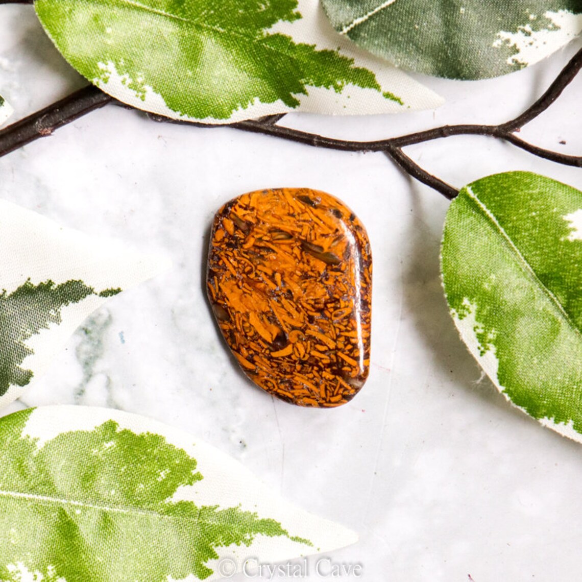 Calligraphy Stone Miriam Jasper Crystal - Tumbled Stone Polished ...