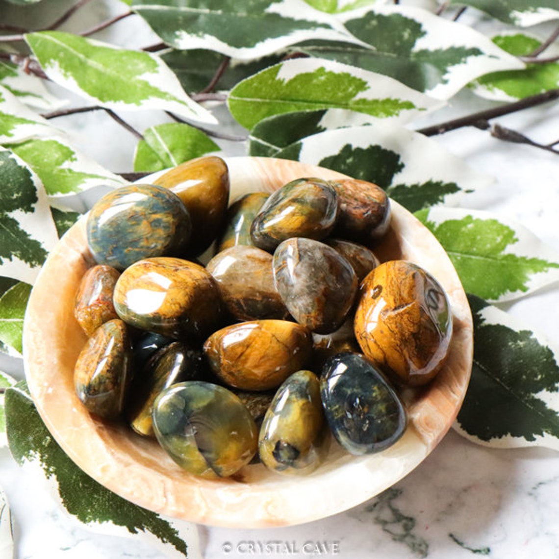 Nellite Tigrina Crystal Tumbled Stone Polished Tiger - Etsy