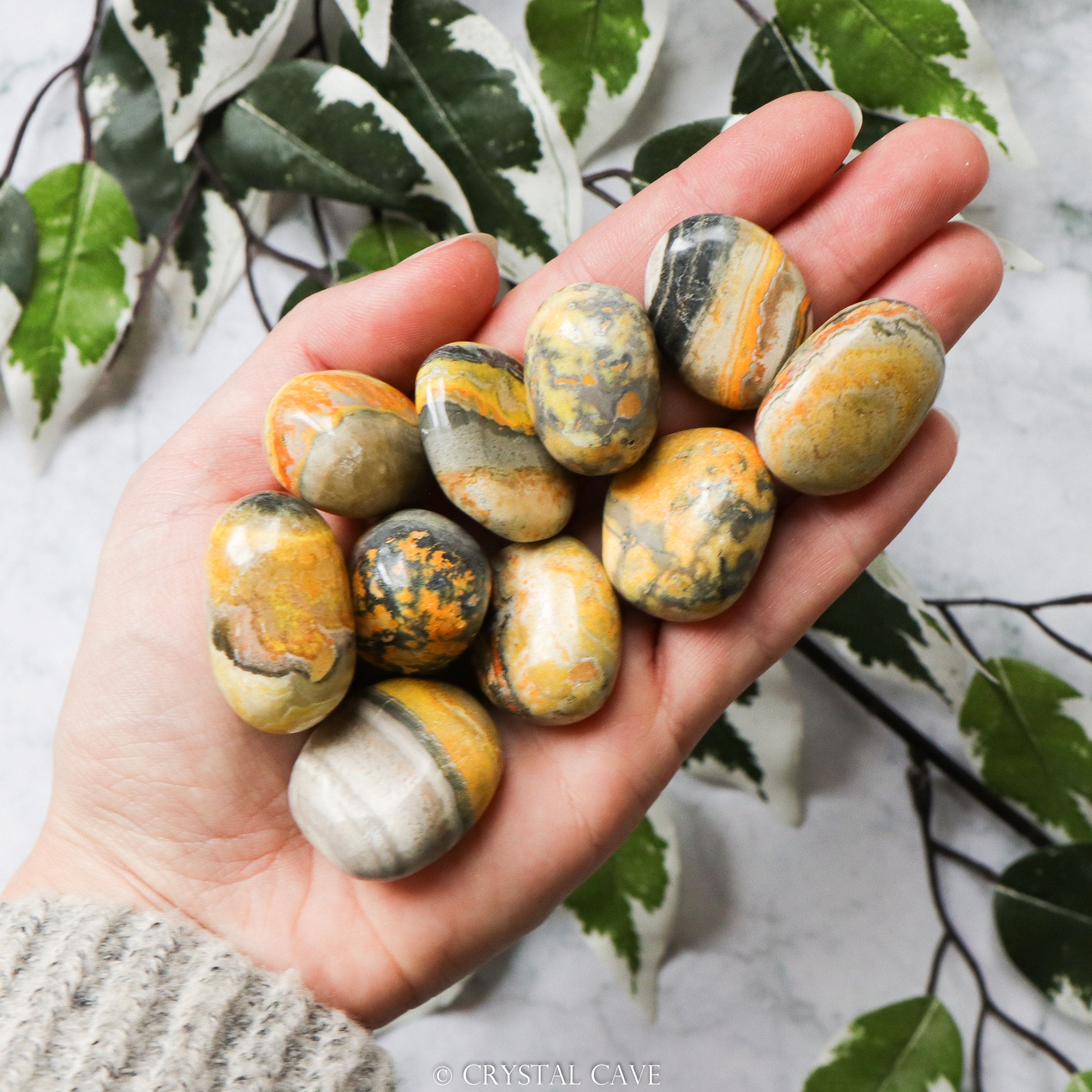 Bumblebee Jasper Crystal Tumbled Stone Polished Stone - Etsy