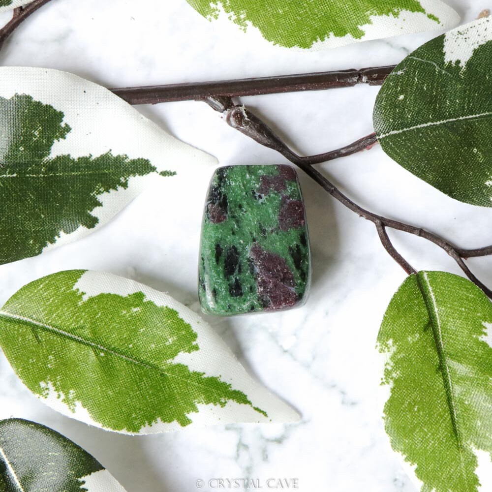Ruby in Zoisite Crystal Tumbled Stone Polished Stone - Etsy