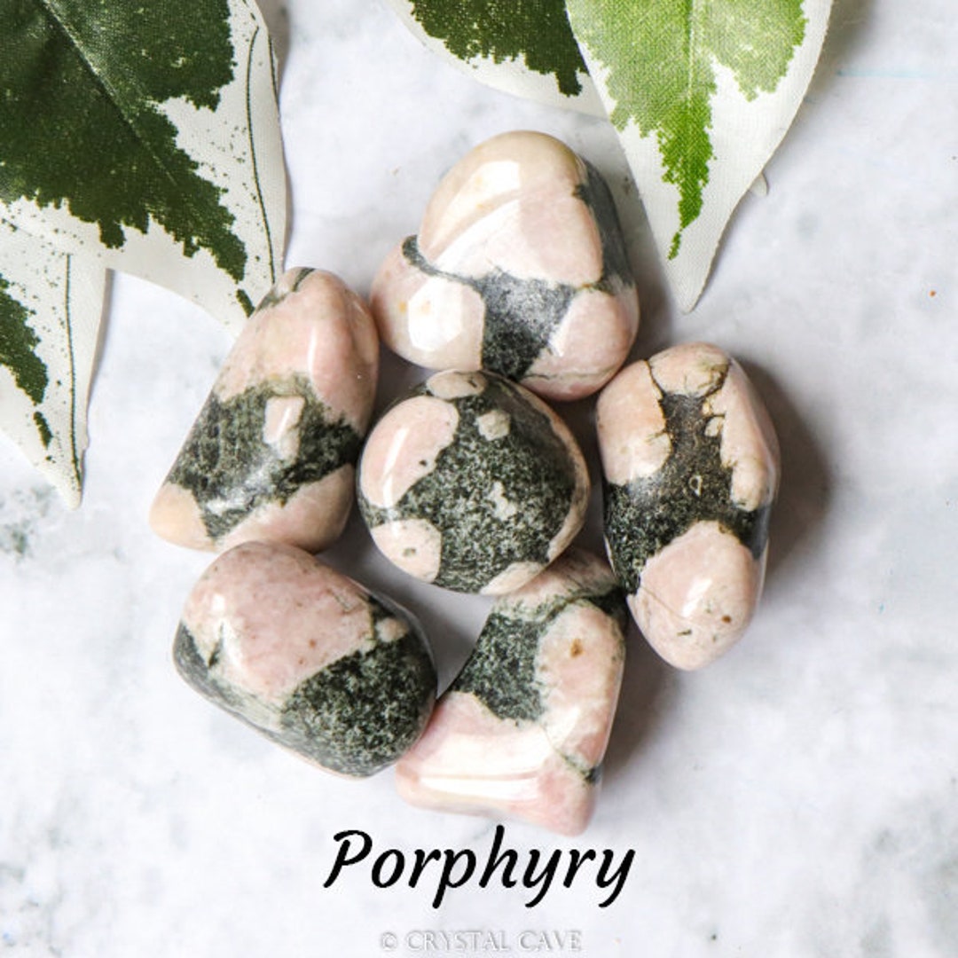 Porphyry Jasper Crystal - Tumbled Stone Polished Gemstone / Relaxation ...