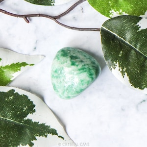 Spotted Jade Crystal - Tumbled Stone Polished Gemstone / Friendship ...