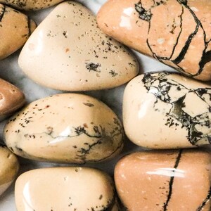 Ivory Jasper Crystal - Tumbled Stone Polished Gemstone / Wholeness ...