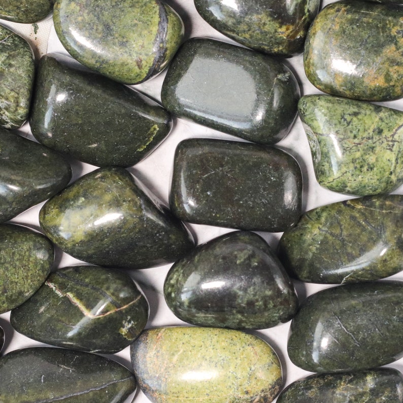 Verdite Crystal Tumbled Stone Polished Gemstone / Past Lives - Etsy