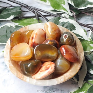 Sard Crystal Sarder Tumbled Stone Polished Gemstone / Love • Protection ...