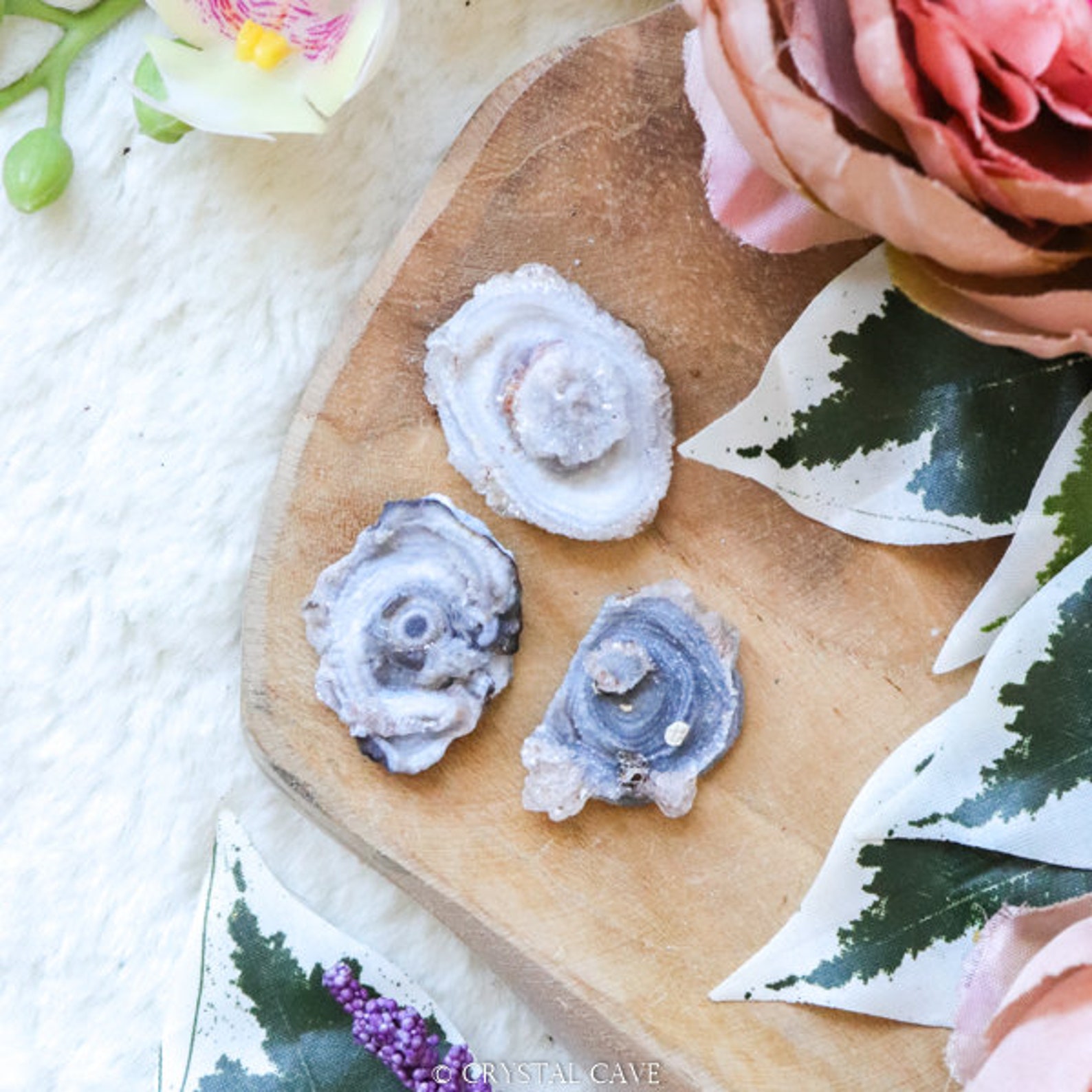 Raw Chalcedony Amorite Rose Crystal / Rough Natural Stone Lump - Etsy UK