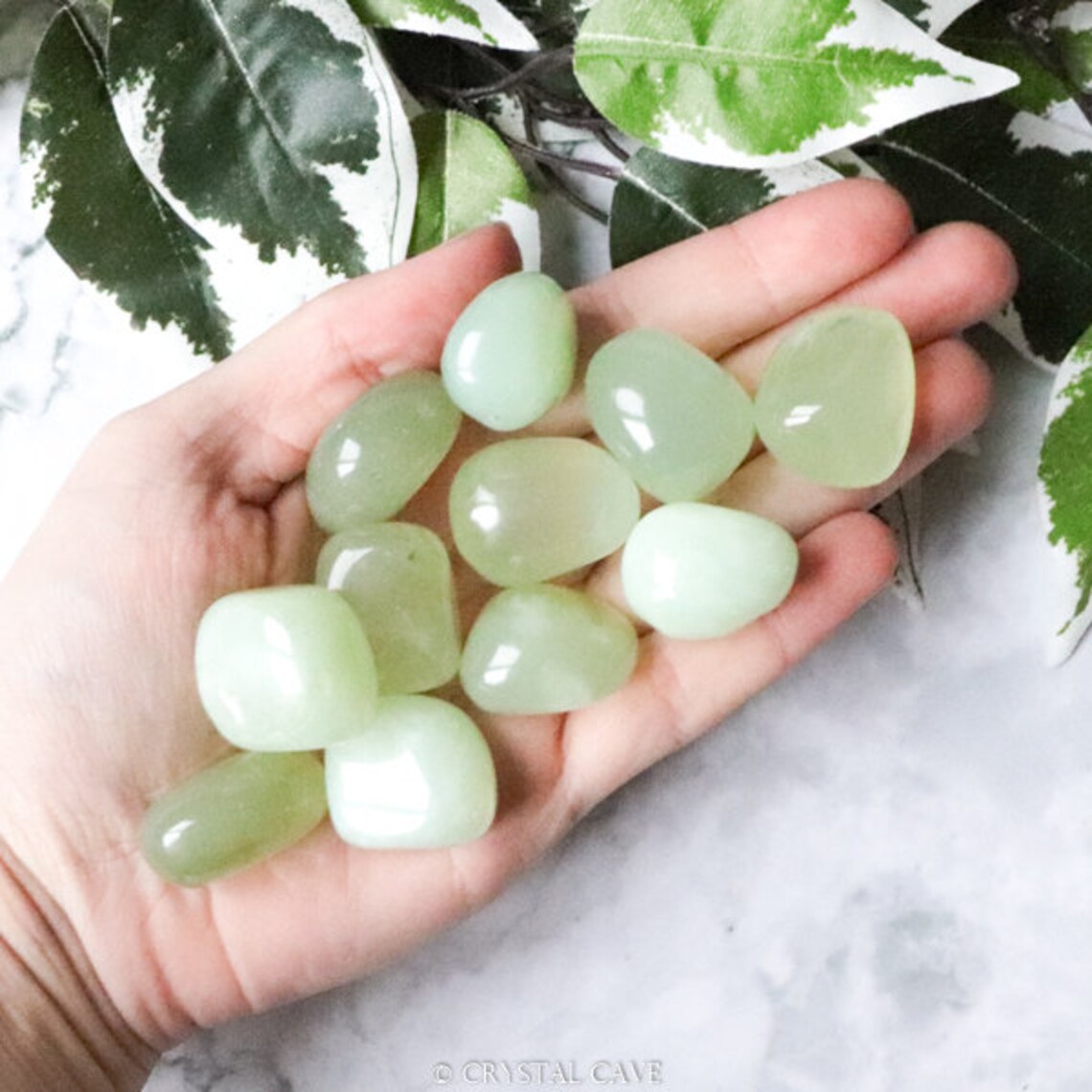 New Jade Crystal - Tumbled Stone Polished Gemstone / Cleansing ...