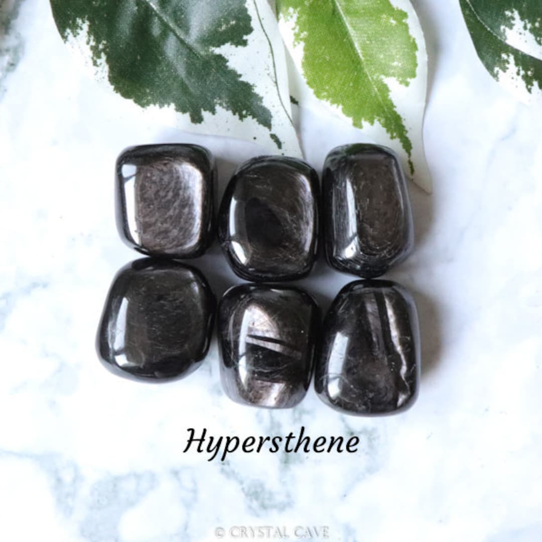 Hypersthene Crystal - Tumbled Stone Polished Gemstone / Recovery Better ...