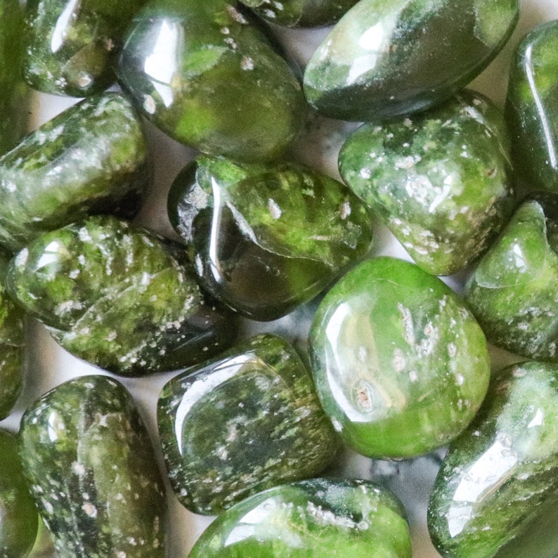 Vesuvianite Idocrase Crystal Tumbled Stone Polished Stone | Etsy