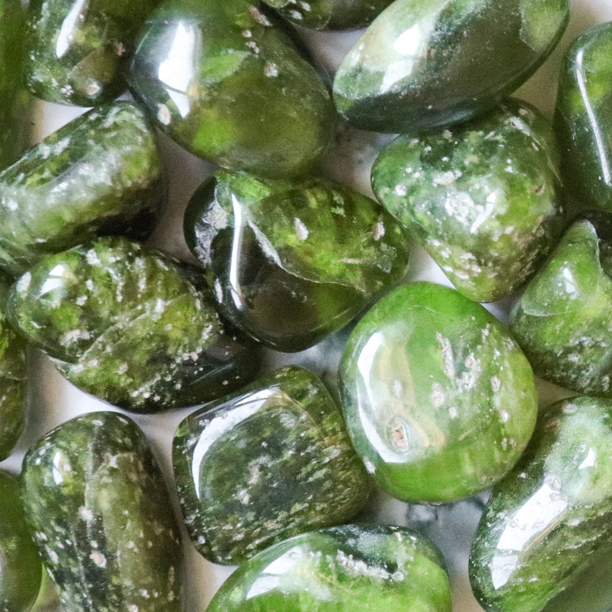 Vesuvianite Idocrase Crystal - Tumbled Stone - Polished Stone ...