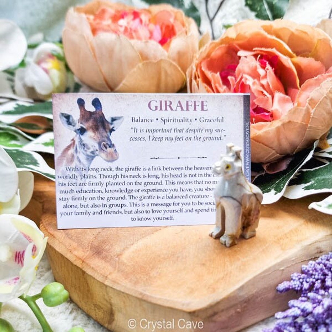 Soapstone Giraffe - Spirit Animal Totem Power Gemstone Crystal Stone ...