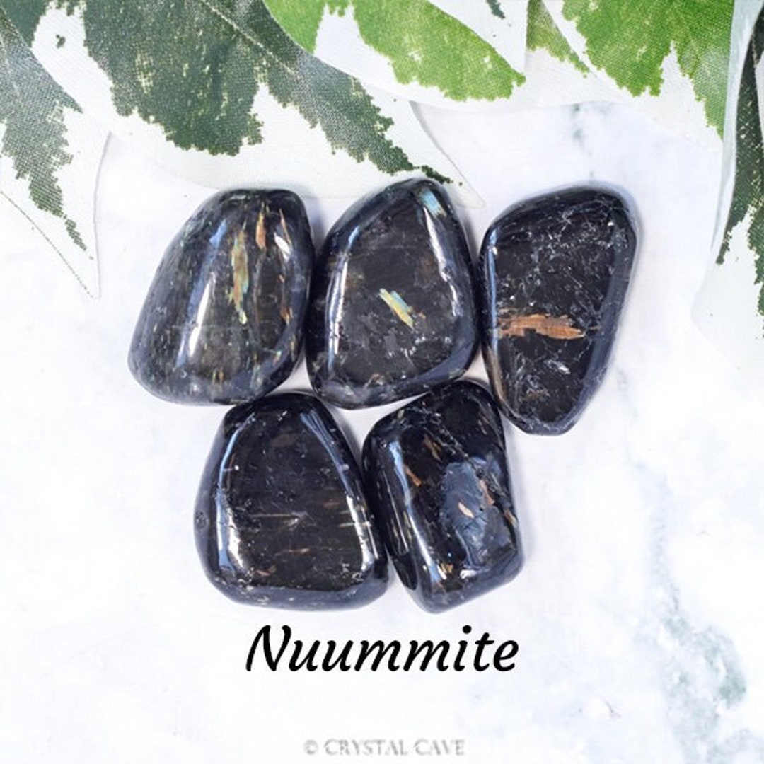 Nuummite Crystal - Tumbled Stone - Polished Gemstone / Nature • Earth ...
