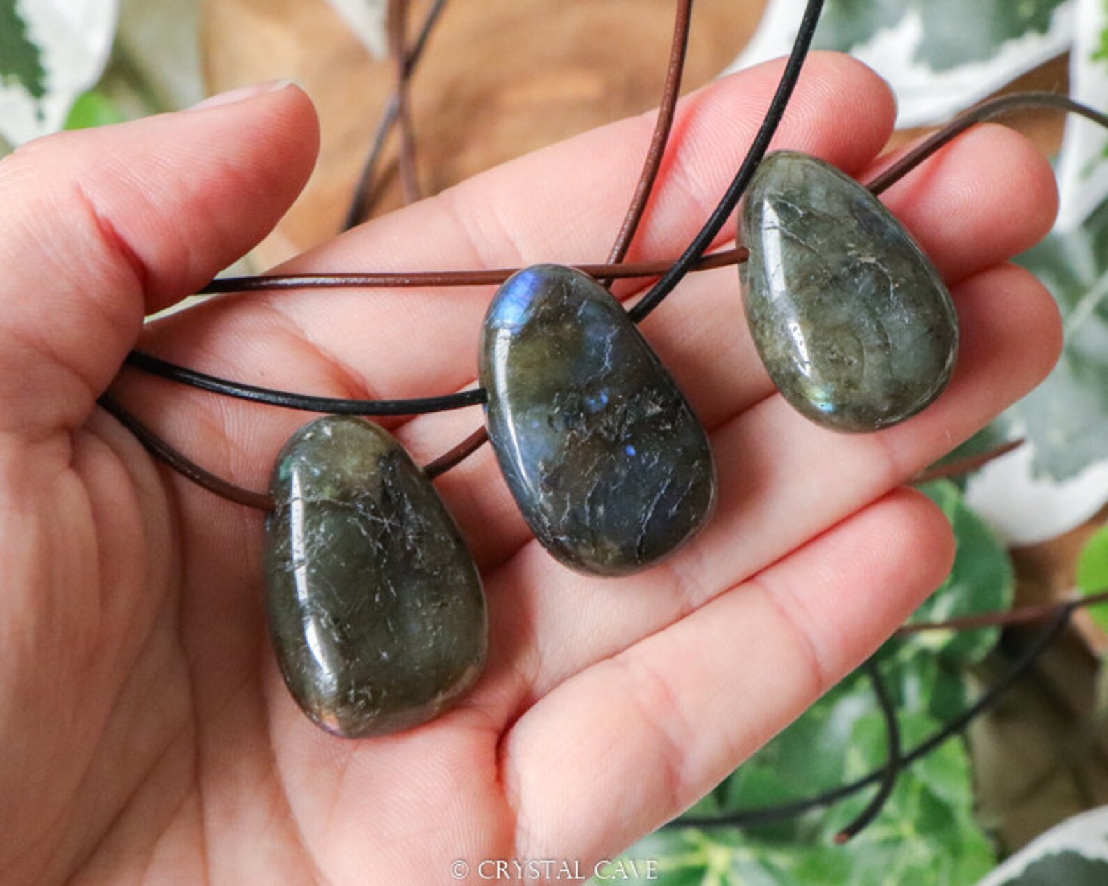 Galaxyite Polished Necklace Pendant - Drilled Stone Jewelery - Oval ...