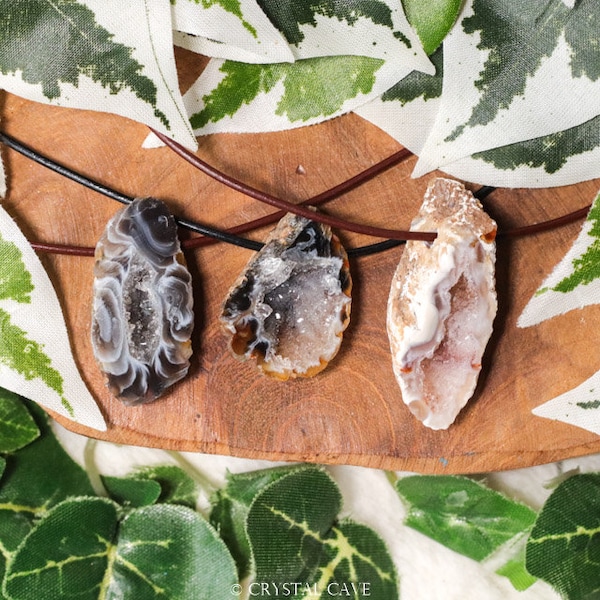 Geode Necklace - Etsy