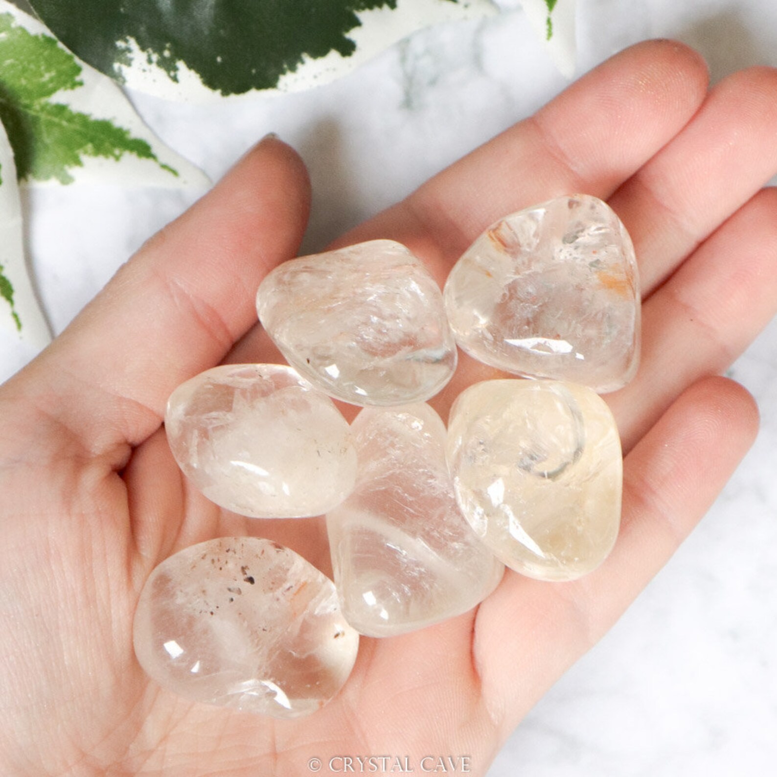 Clear Quartz Rock Crystal - Tumbled Stone - Polished Stone - Gemstone ...