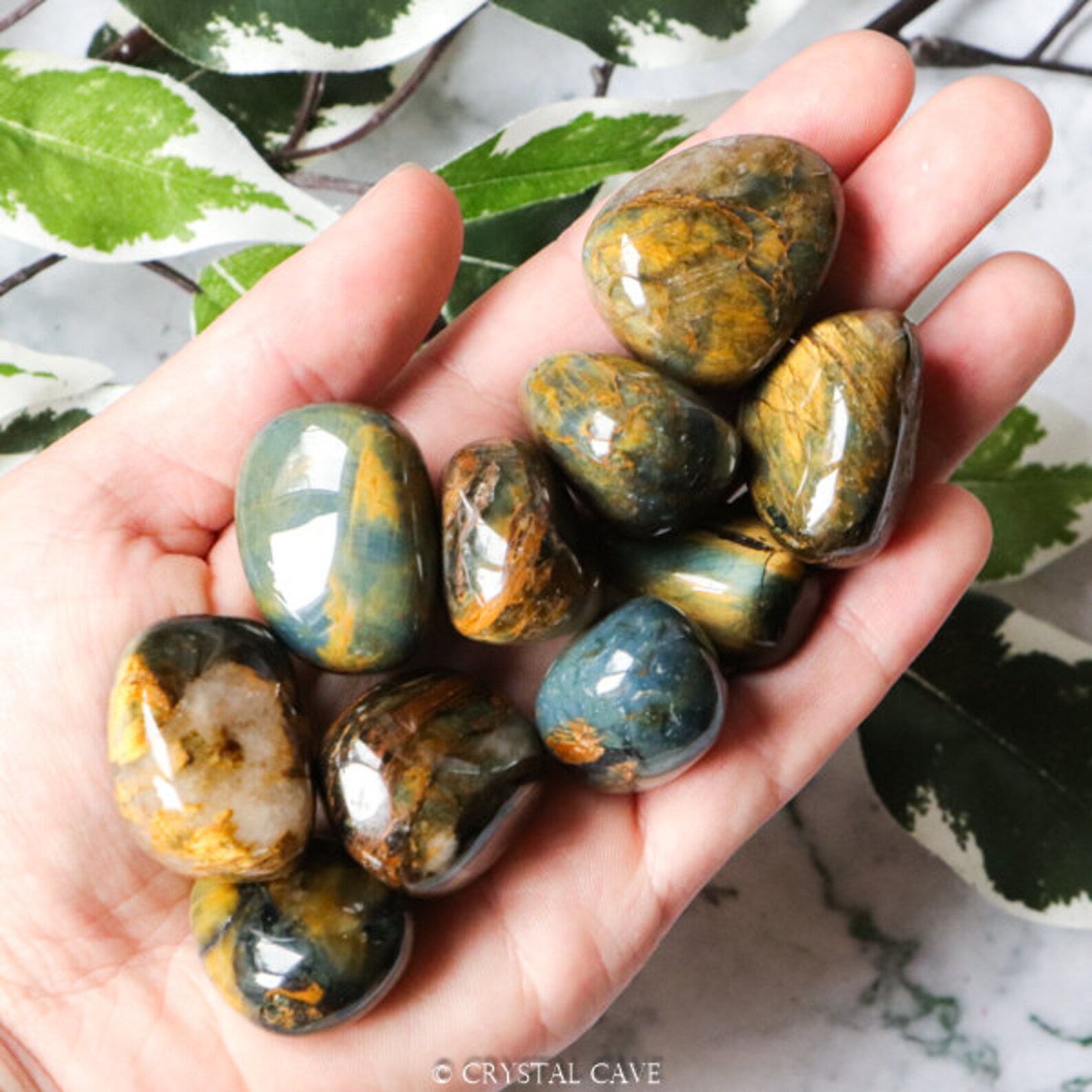 Nellite Tigrina Crystal Tumbled Stone Polished Tiger - Etsy