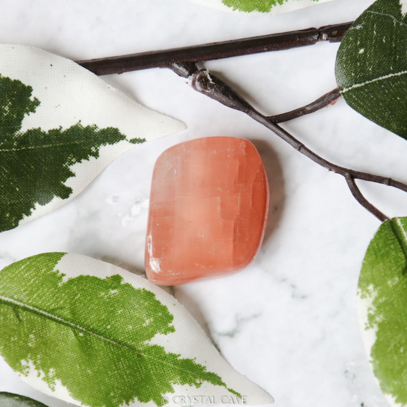 Red Calcite Crystal - Tumbled Stone Polished Gemstone / Detox ...