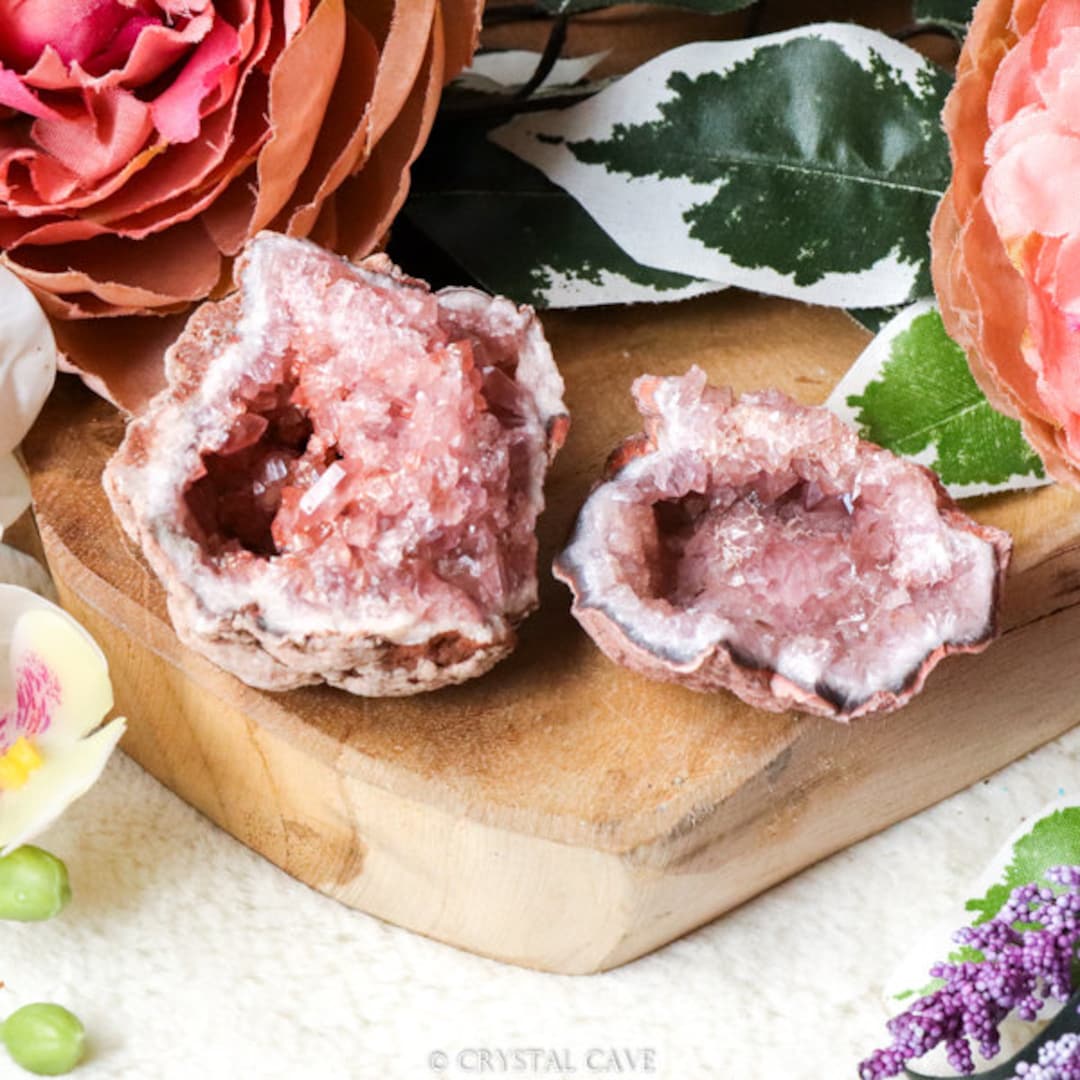 Raw Pink Amethyst Cluster M / Rough Natural Stone Lump / Crystal ...