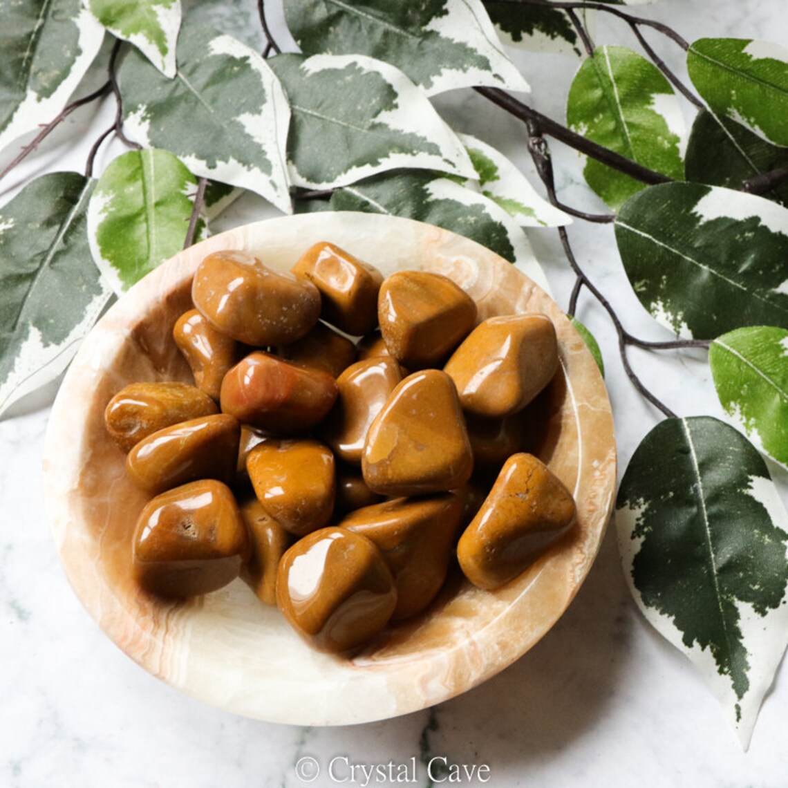 Caramel Jasper Crystal - Tumbled Stone Polished Gemstone / Balance ...