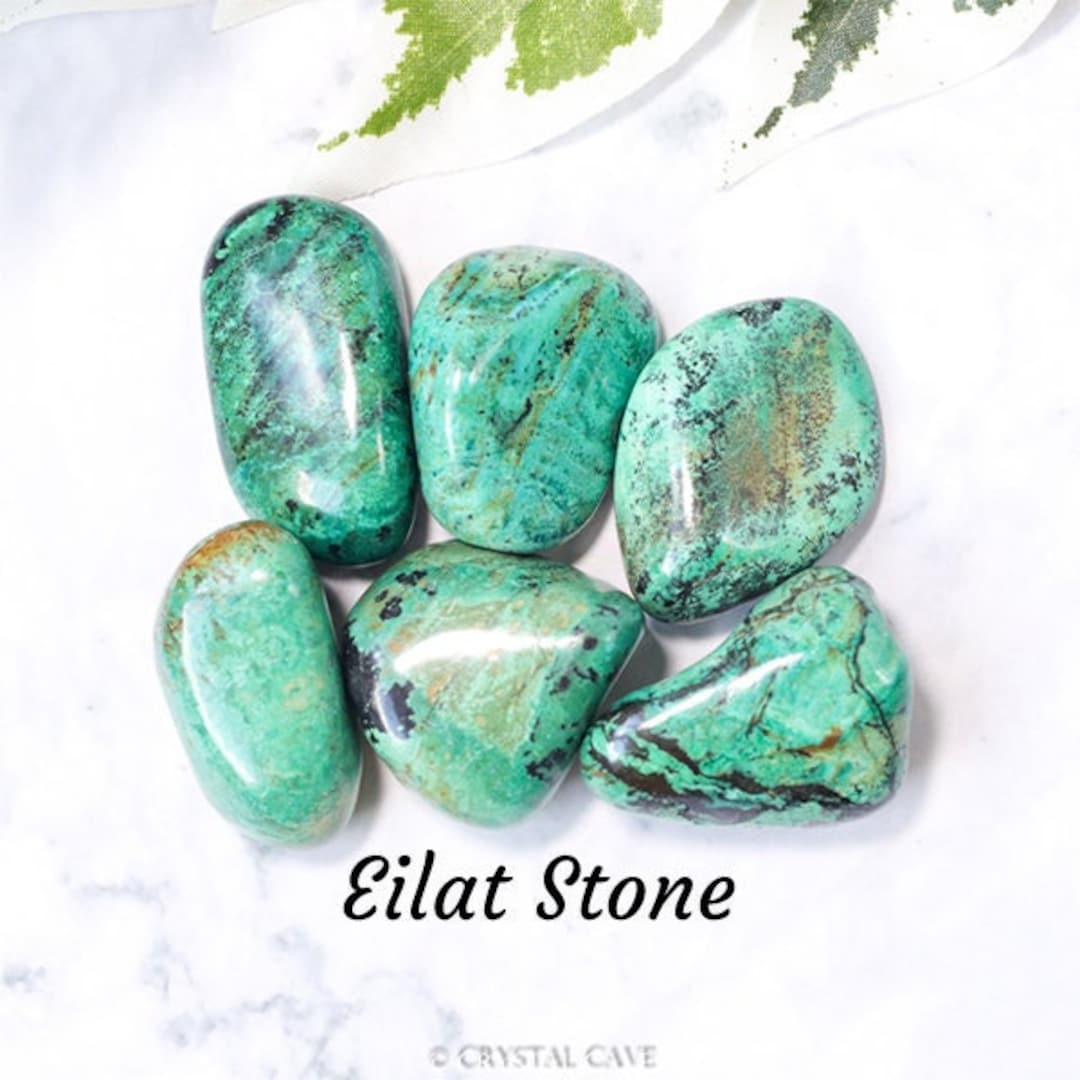 Eilat Stone Crystal - Tumbled Stone Polished Gemstone / Protection ...